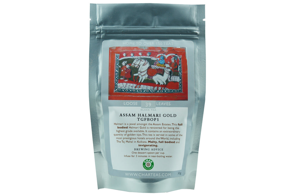 Buy Assam Halmari Gold Tea Online | Loose TFBOP1 Tea